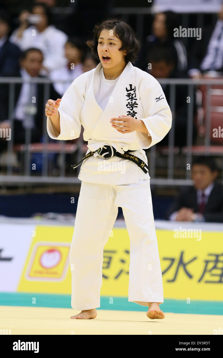 Fukuoka Convention Center, Fukuoka, Japan. 5th Apr, 2014. Christa ...