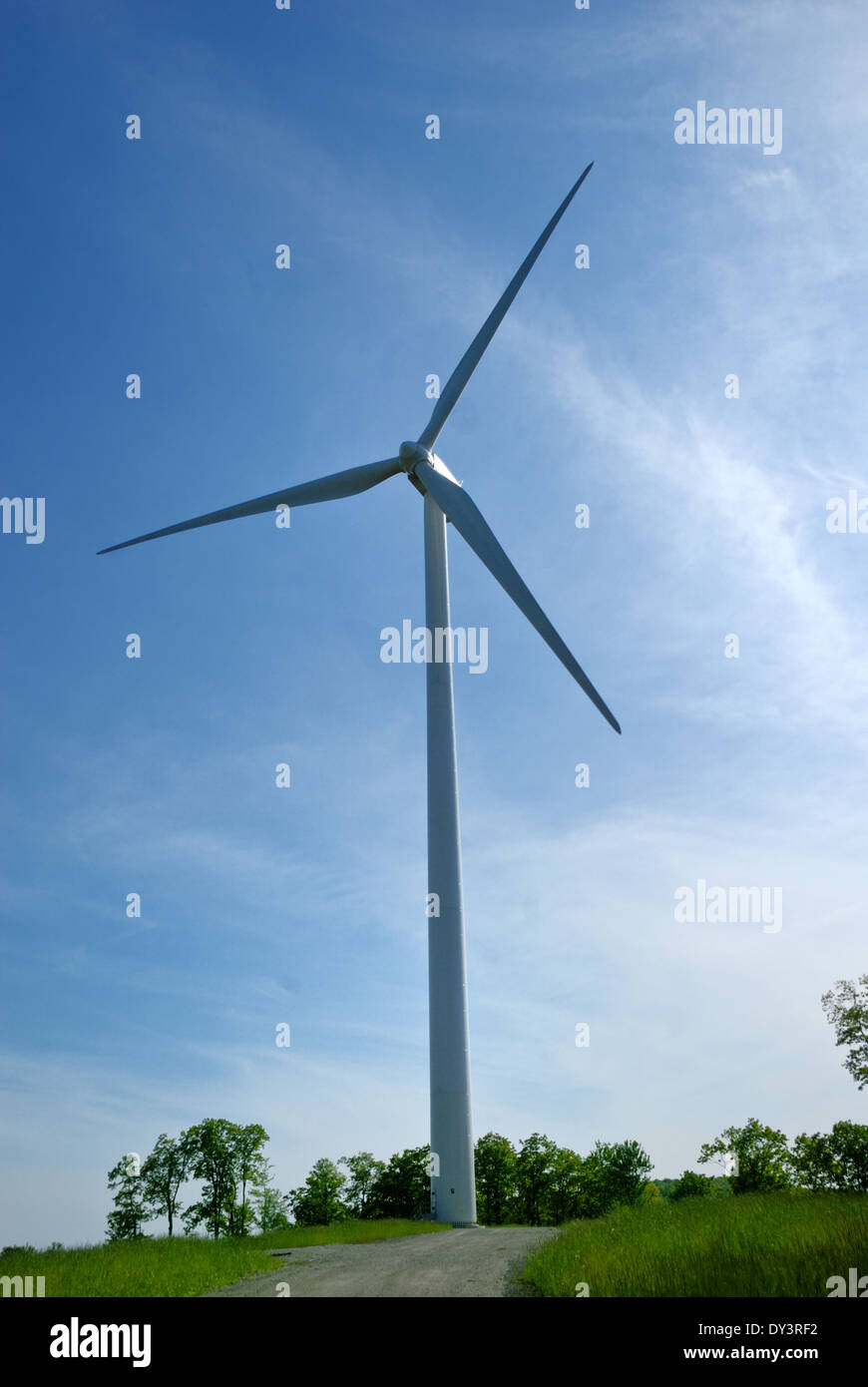 Wind turbine at the South Chestnut Wind Power Project, Fayette County ...
