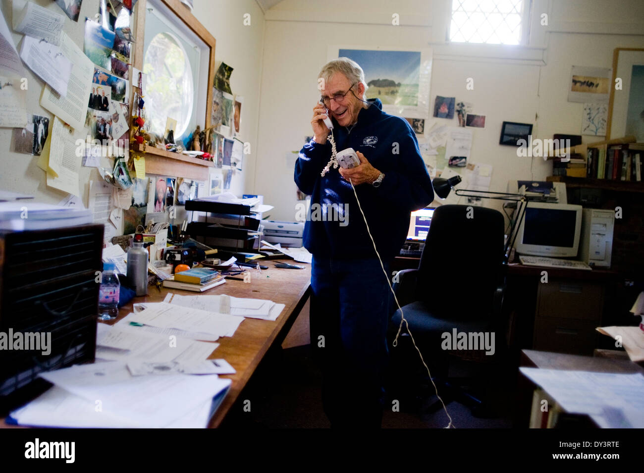 10/31/08 - Author Peter Matthiessen at his home in Sagaponack, NY ...