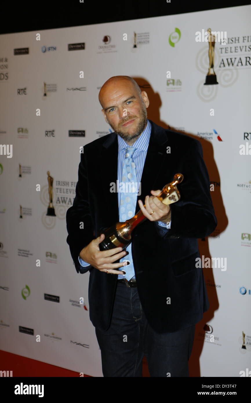 Dublin, Ireland. 5th April 2014. Director and screenwriter John Michael ...