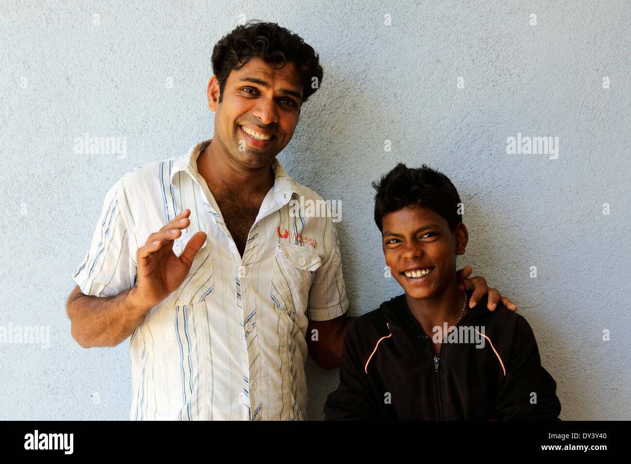 Happy Sri Lankan males Stock Photo - Alamy