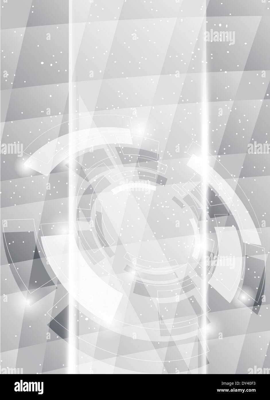 Tech white background with lights and stars Stock Photo - Alamy