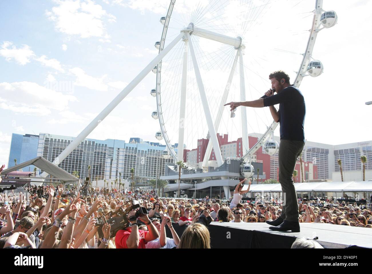 Brett Eldredge in attendance for 2nd Annual ACM Party for a Cause ...