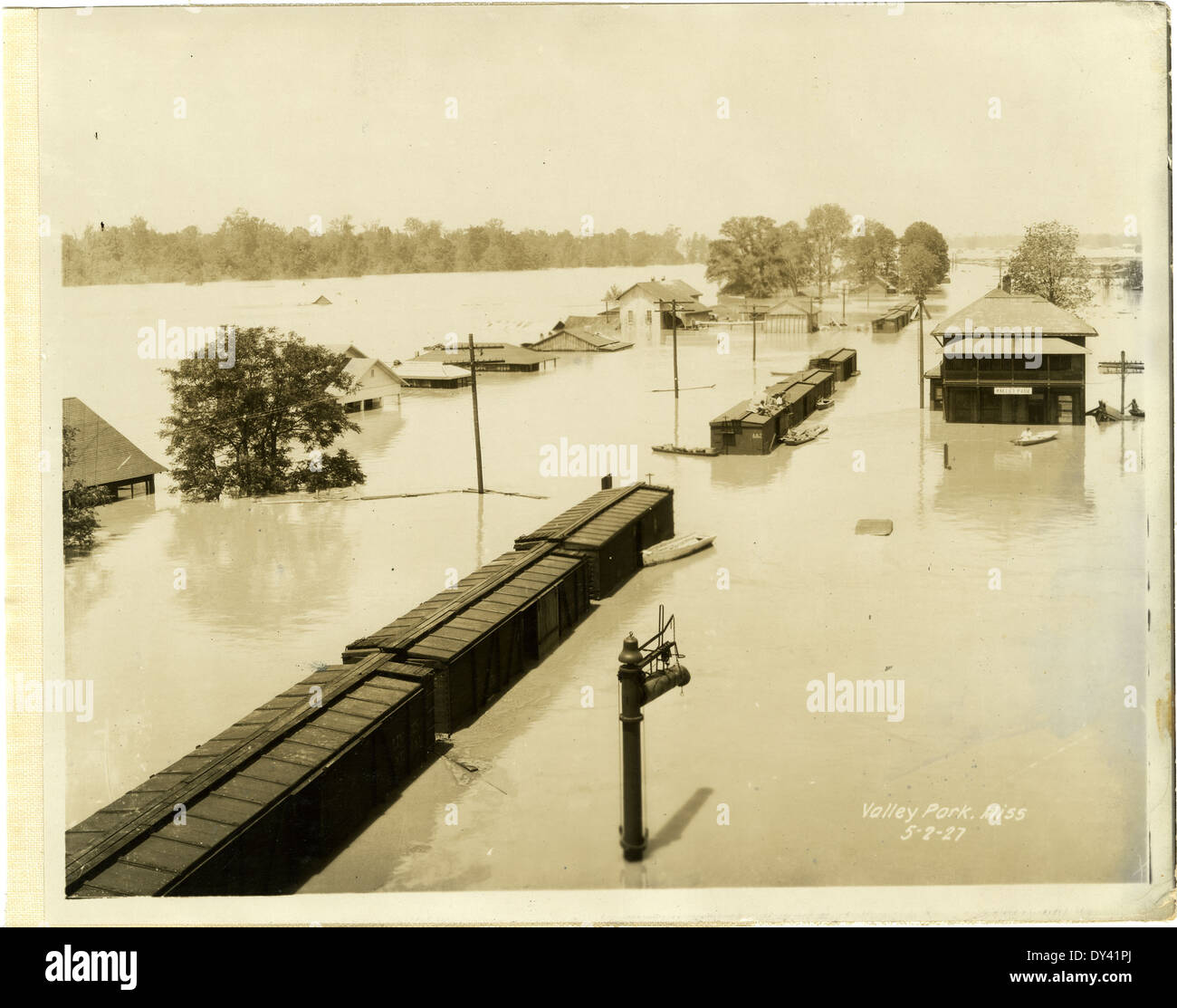 A panoramic photograph of downtown Jackson, Mississippi, taken around ...