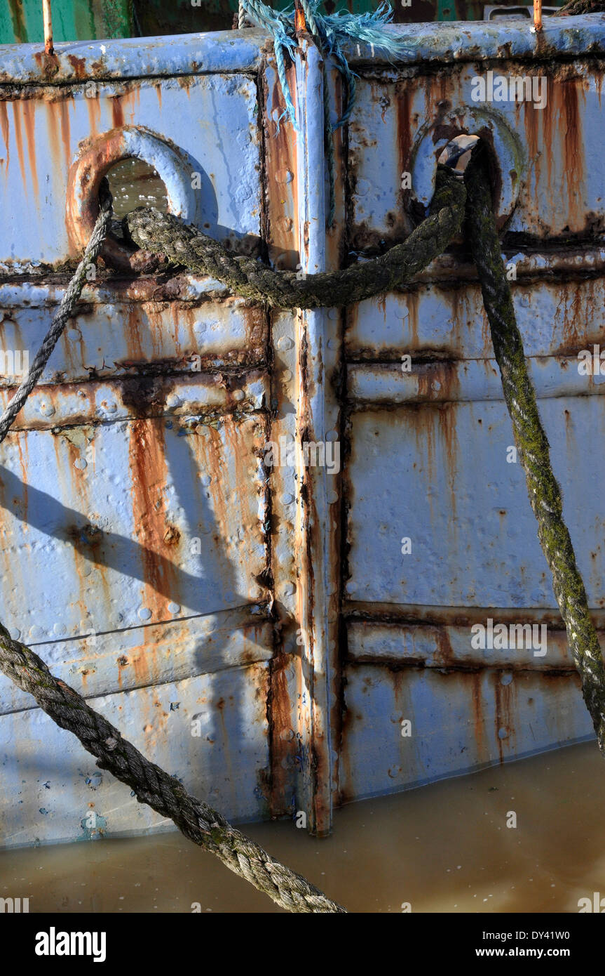 Old river barge hi-res stock photography and images - Alamy