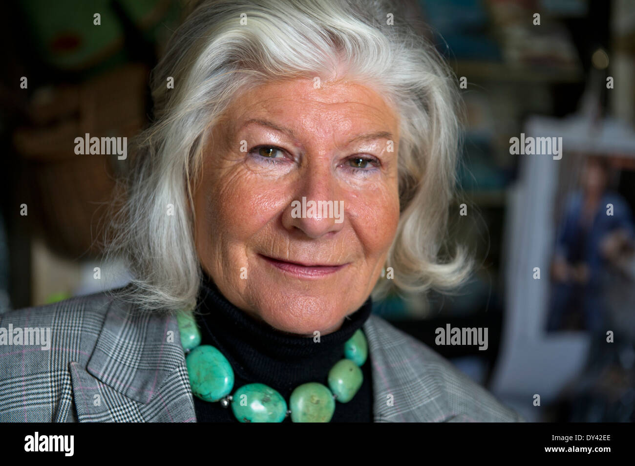 Sweet's Tackle Shop, Usk, with manager Jean Williams seen making ...