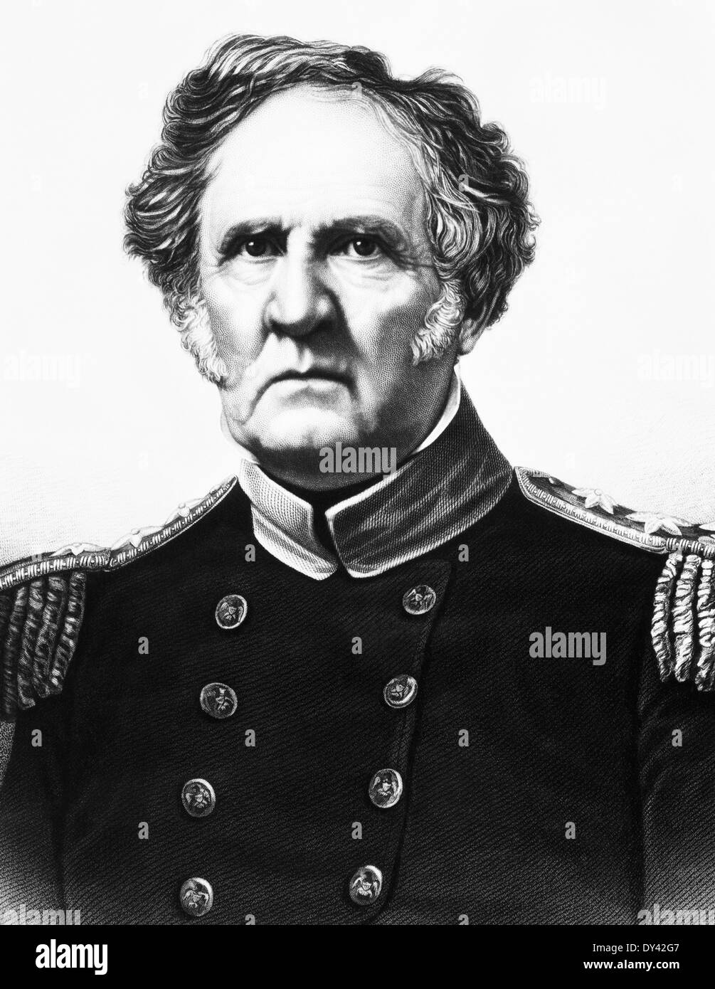 Vintage portrait of winfield scott hi-res stock photography and images - Alamy
