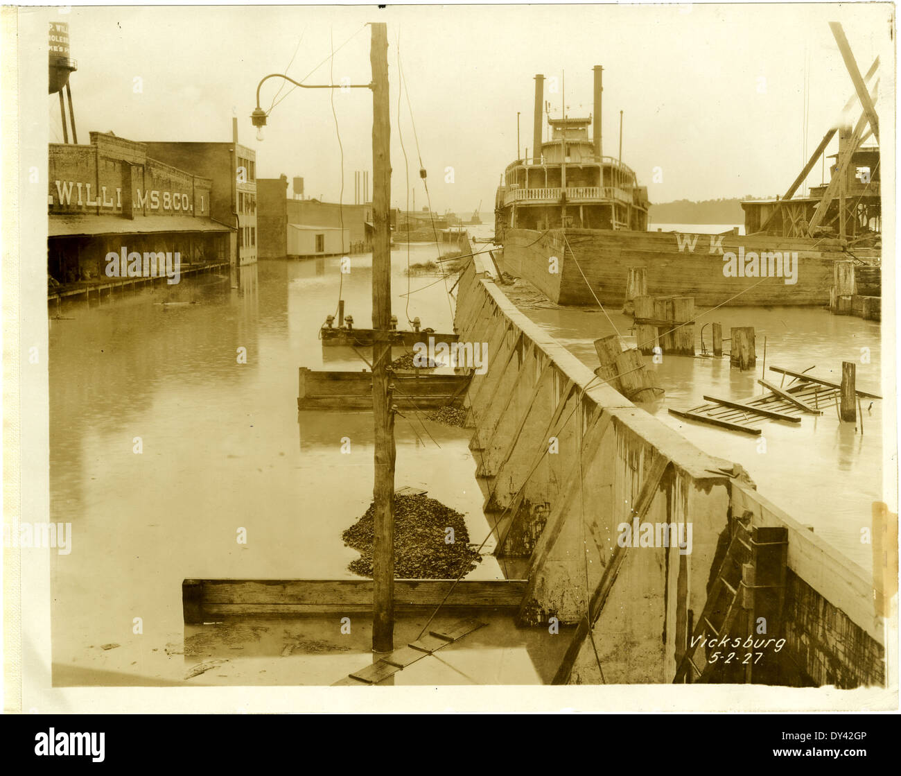 A panoramic view of downtown Jackson, Mississippi, captured around 1914 ...