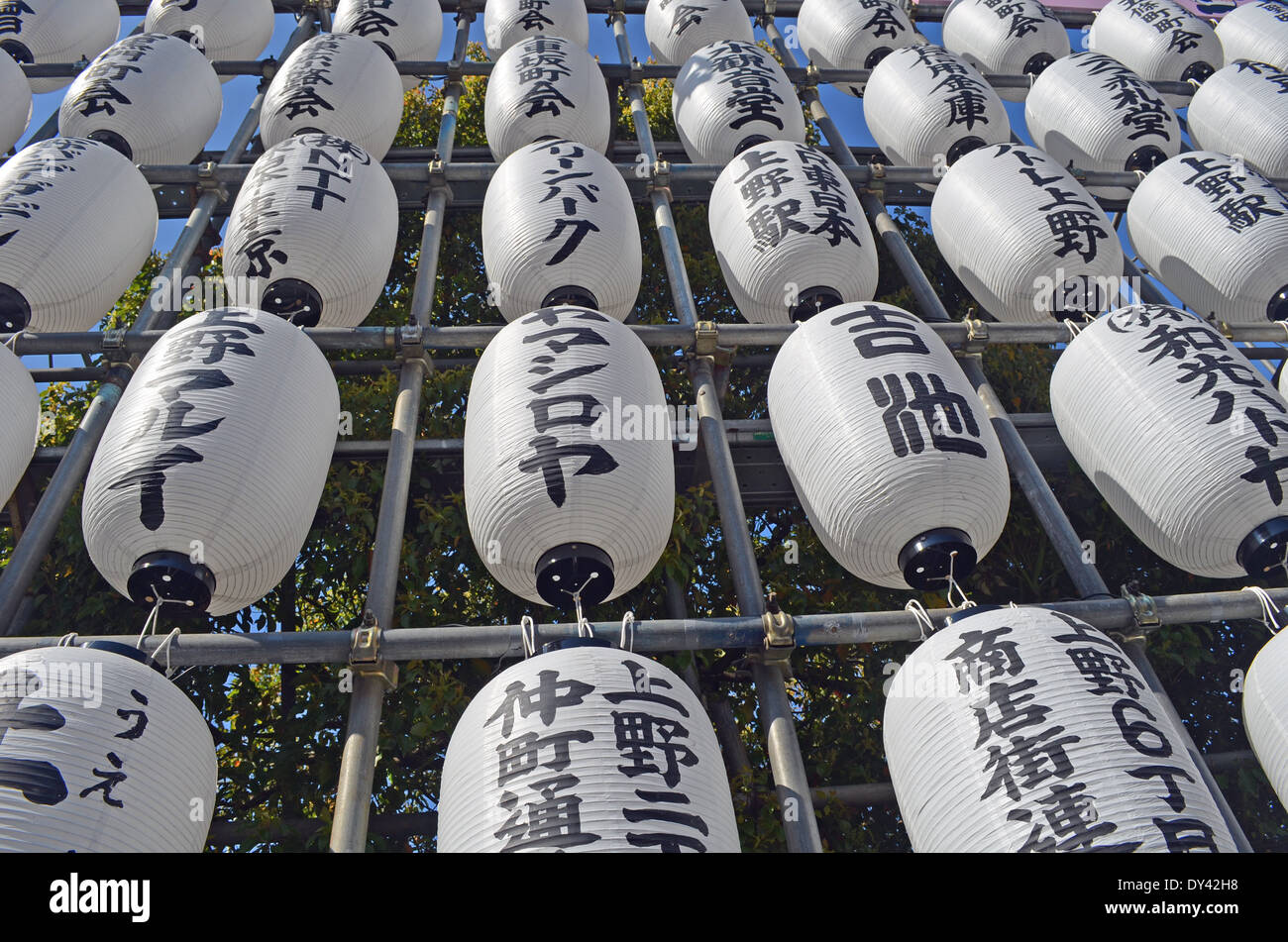 This is a photo of Japanese Paper Lanterns that I took in Ueno, Japan ...