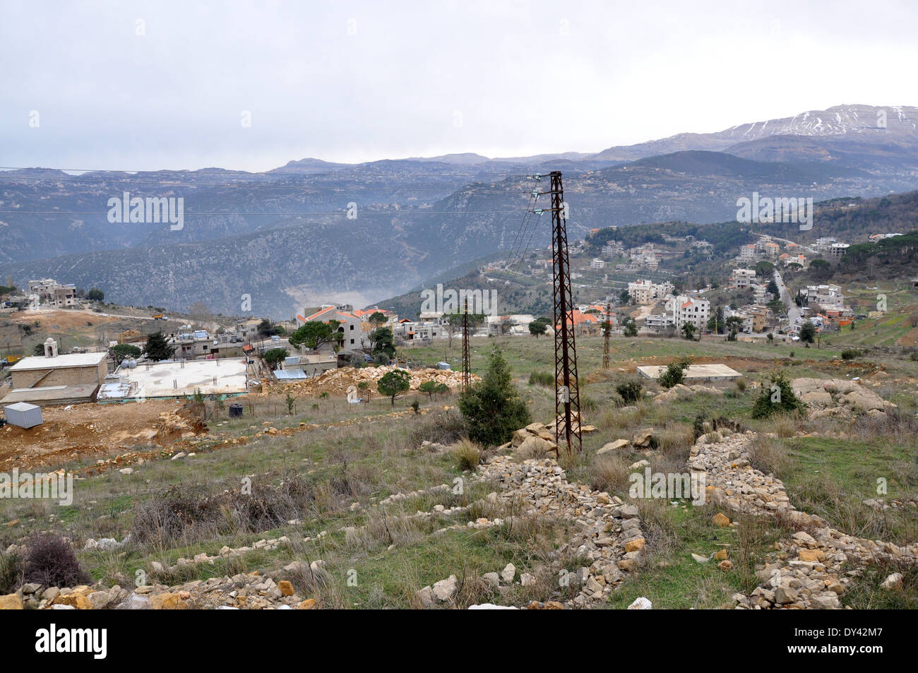 Hills and mountains above Beirut in Lebanon Stock Photo - Alamy