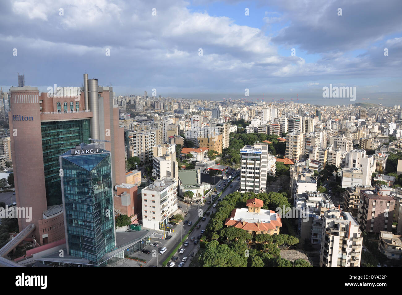 Panoramic view of Beirut, Lebanon Stock Photo - Alamy