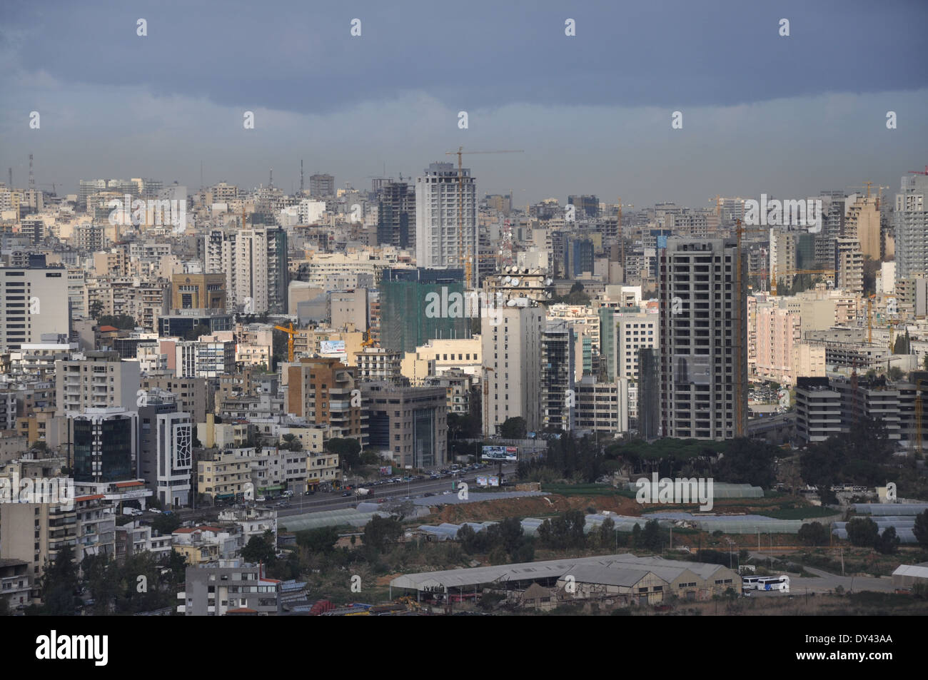 Downtown beirut lebanon view building hi-res stock photography and ...