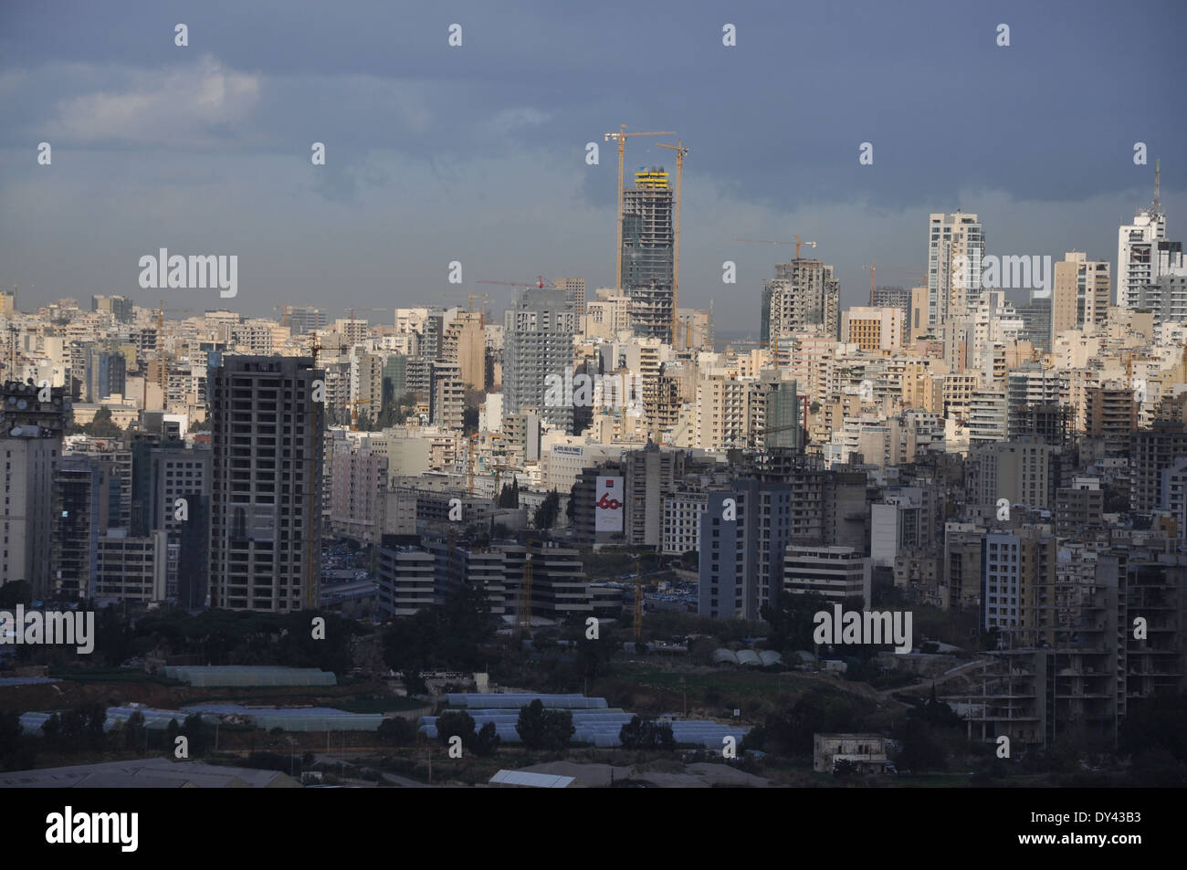 Panoramic view of Beirut, Lebanon Stock Photo - Alamy