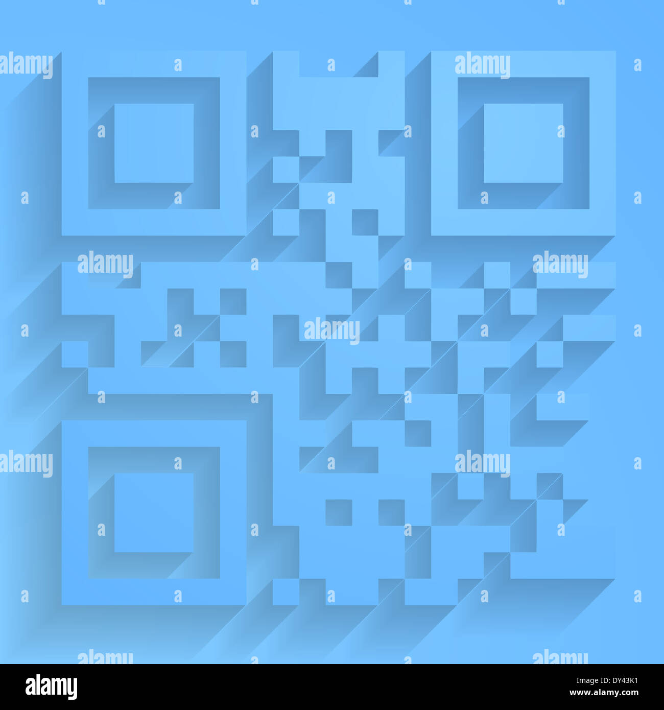 QR code abstract vector design Stock Photo - Alamy