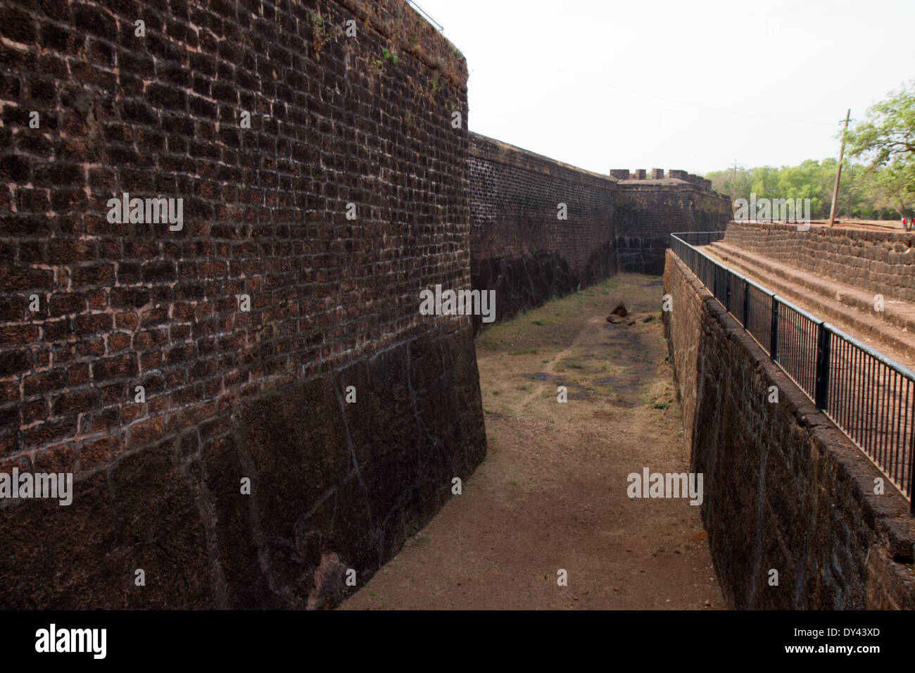Fort Wall at Aguada Fort, Goa, India Stock Photo - Alamy