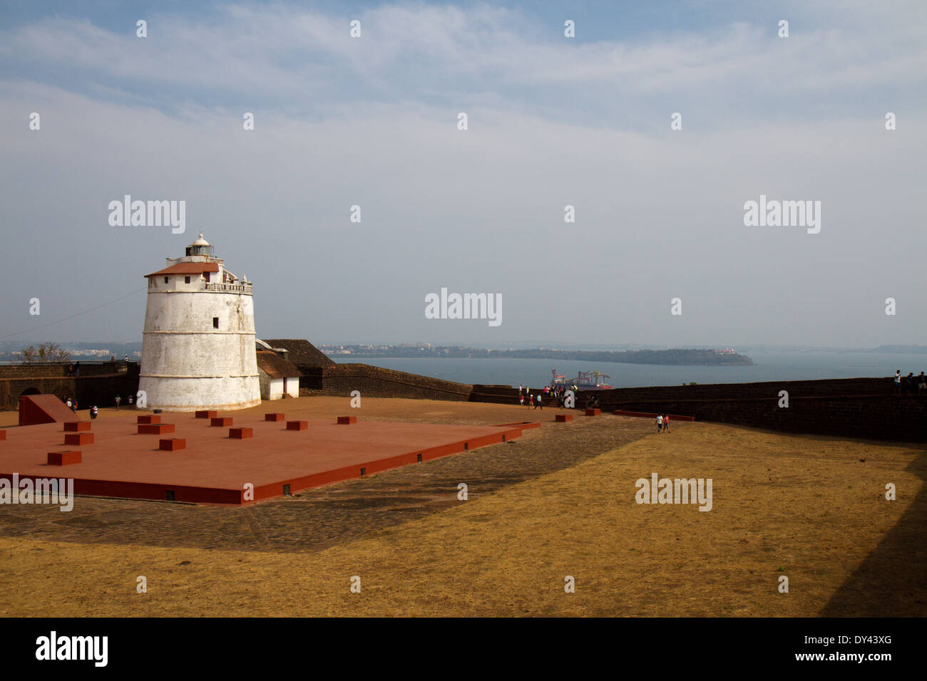 Aguada Fort, Goa, India Stock Photo - Alamy