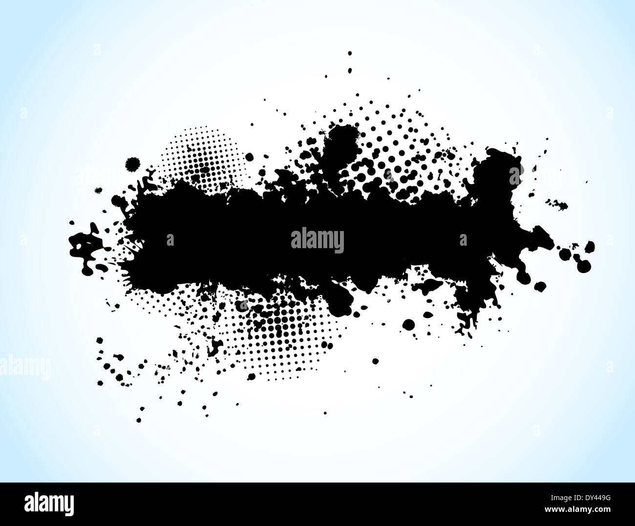 Grunge background with circles and black ink Stock Photo - Alamy