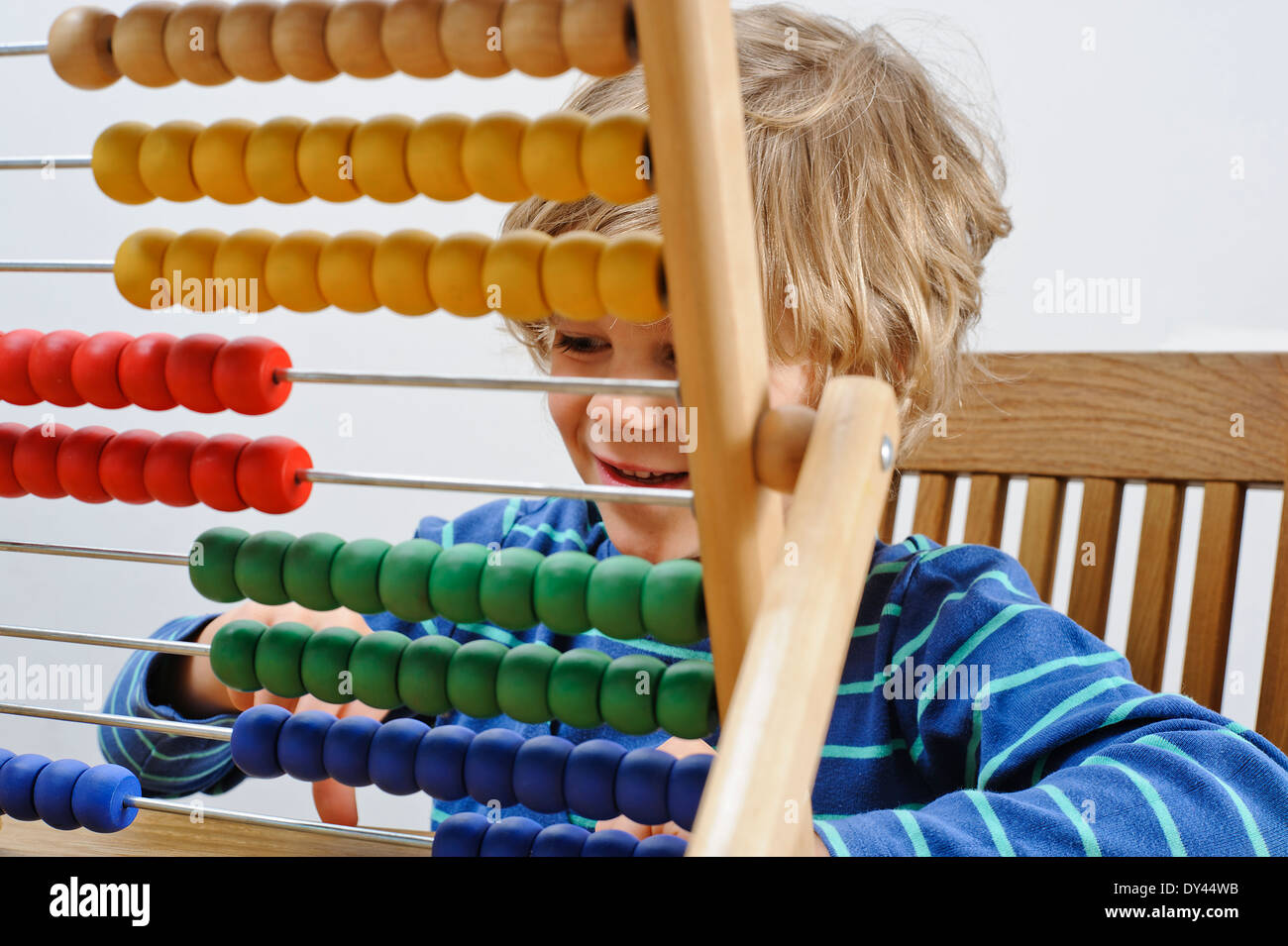 Boy child counting hi-res stock photography and images - Alamy
