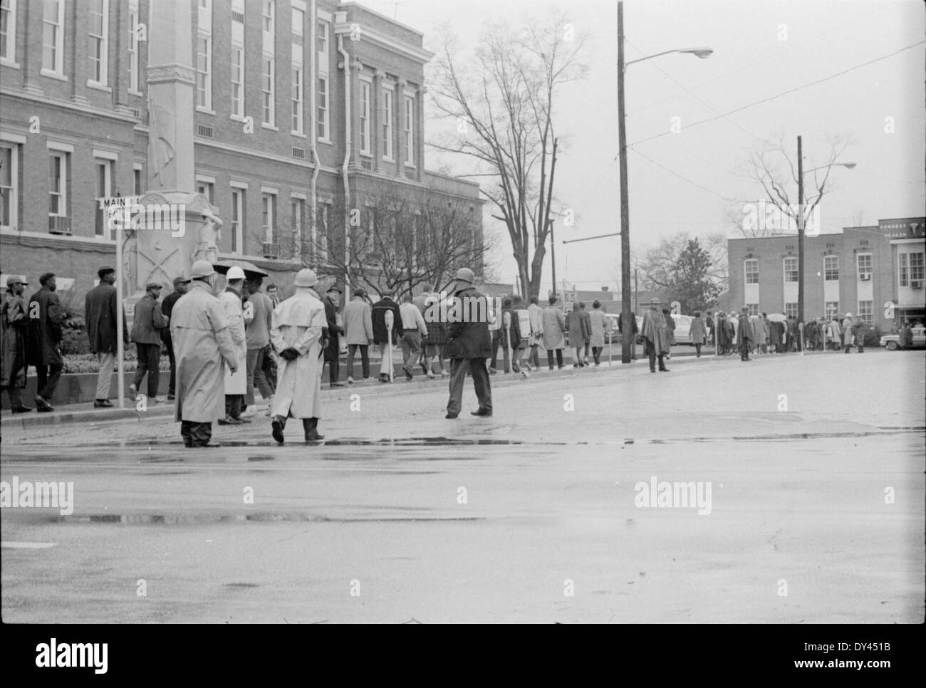 A panoramic view of downtown Jackson, Mississippi, from around 1914 ...