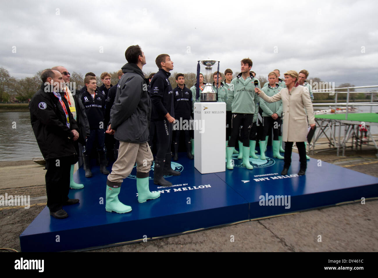 Claire balding boat race hi-res stock photography and images - Alamy