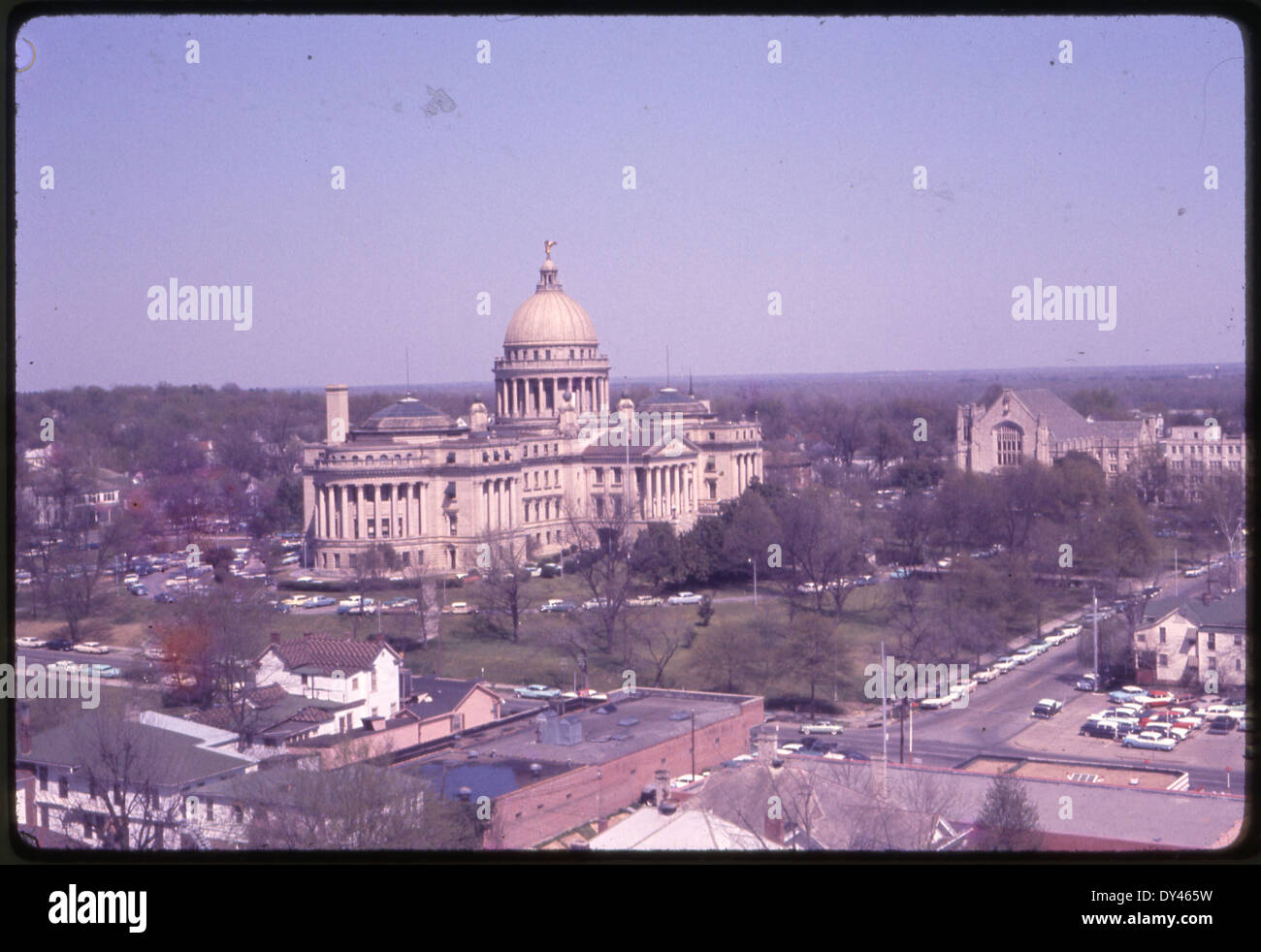 This panoramic image, taken around 1914, showcases downtown Jackson ...