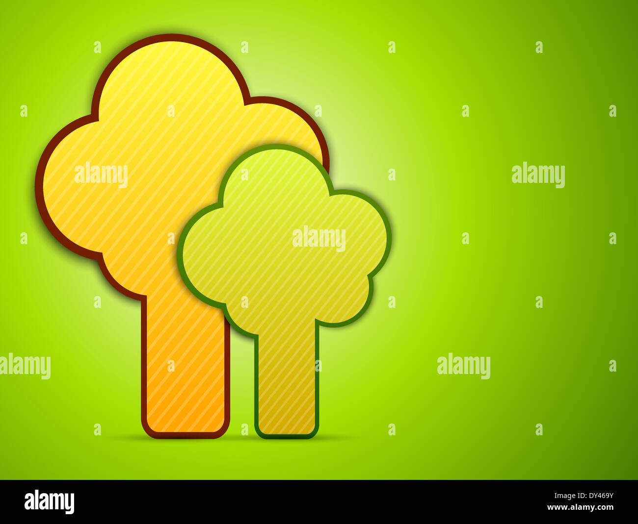 Abstract trees drawing hi-res stock photography and images - Alamy