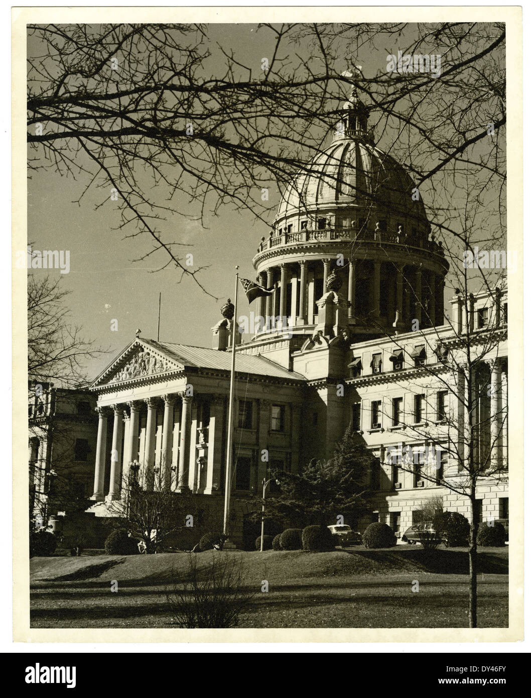 This panoramic image of downtown Jackson, Mississippi, from circa 1914 ...