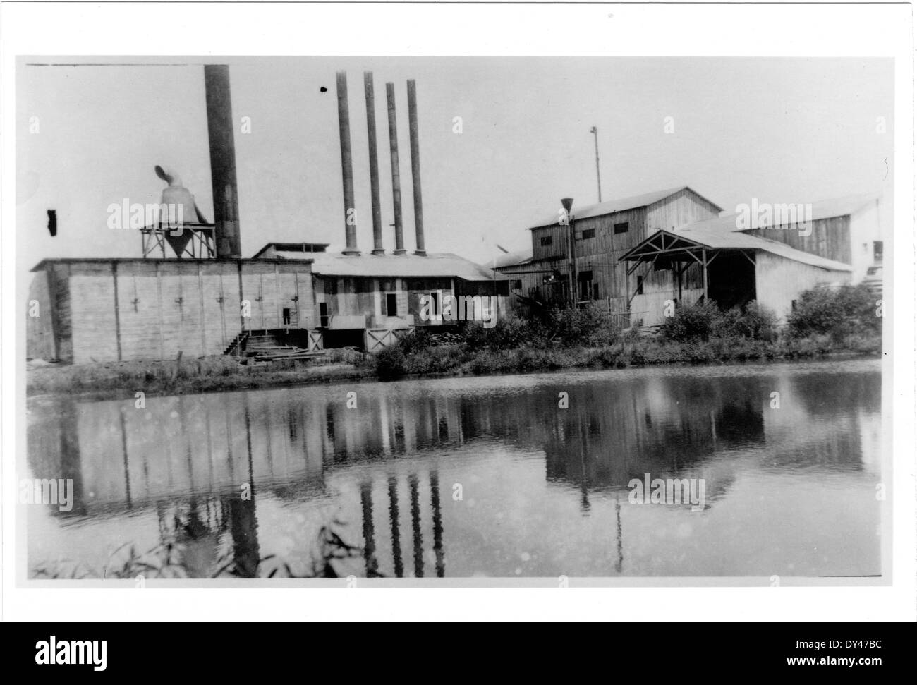 Panoramic view business district Cut Out Stock Images & Pictures - Alamy