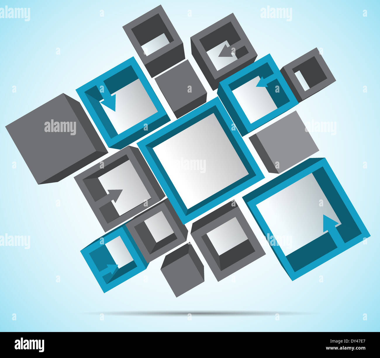 3d cube hi-res stock photography and images - Alamy