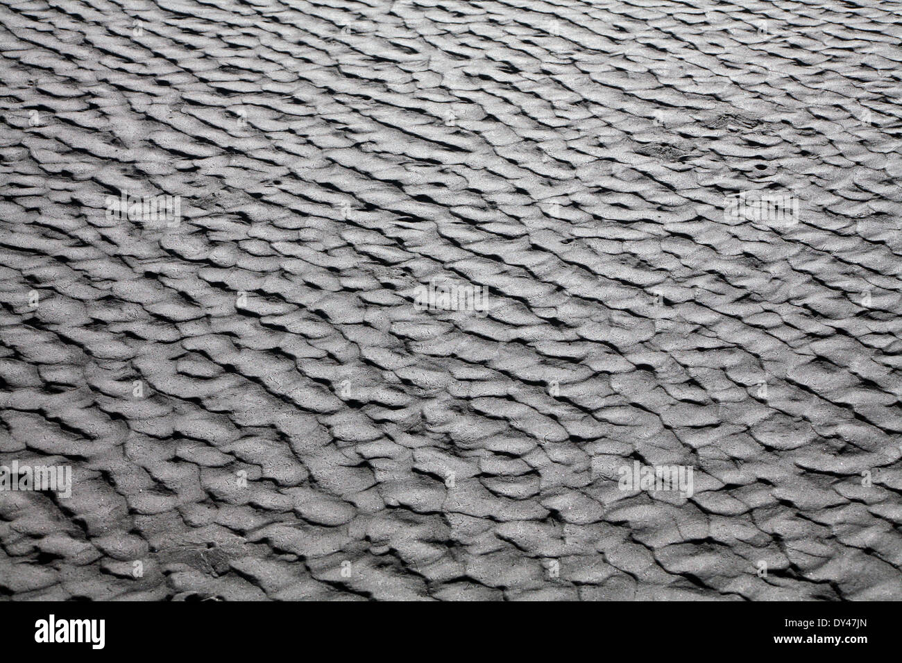 Ripples in the sand at the beach Stock Photo - Alamy
