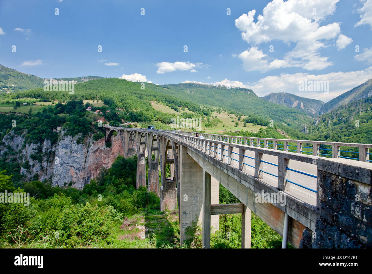 Montenegro . The highest bridge in Europe Stock Photo - Alamy