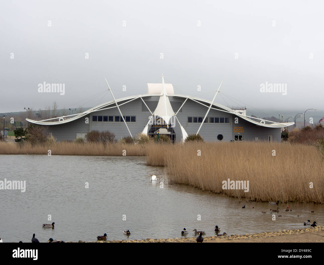 Dinosaur Isle, Dinosaur Museum in Sandown on the Isle of Wight Stock ...