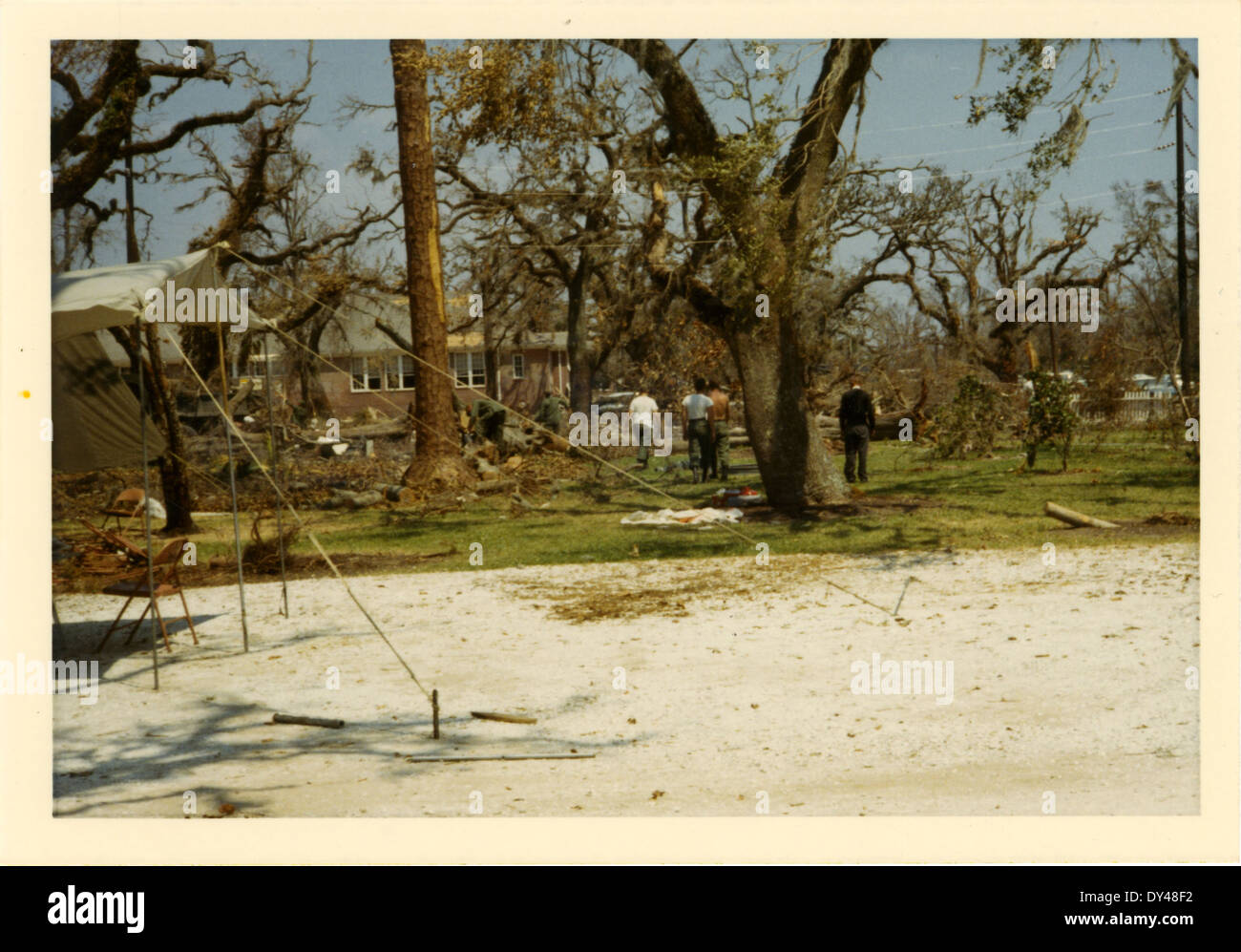 This panoramic photograph from circa 1914 captures a detailed view of ...