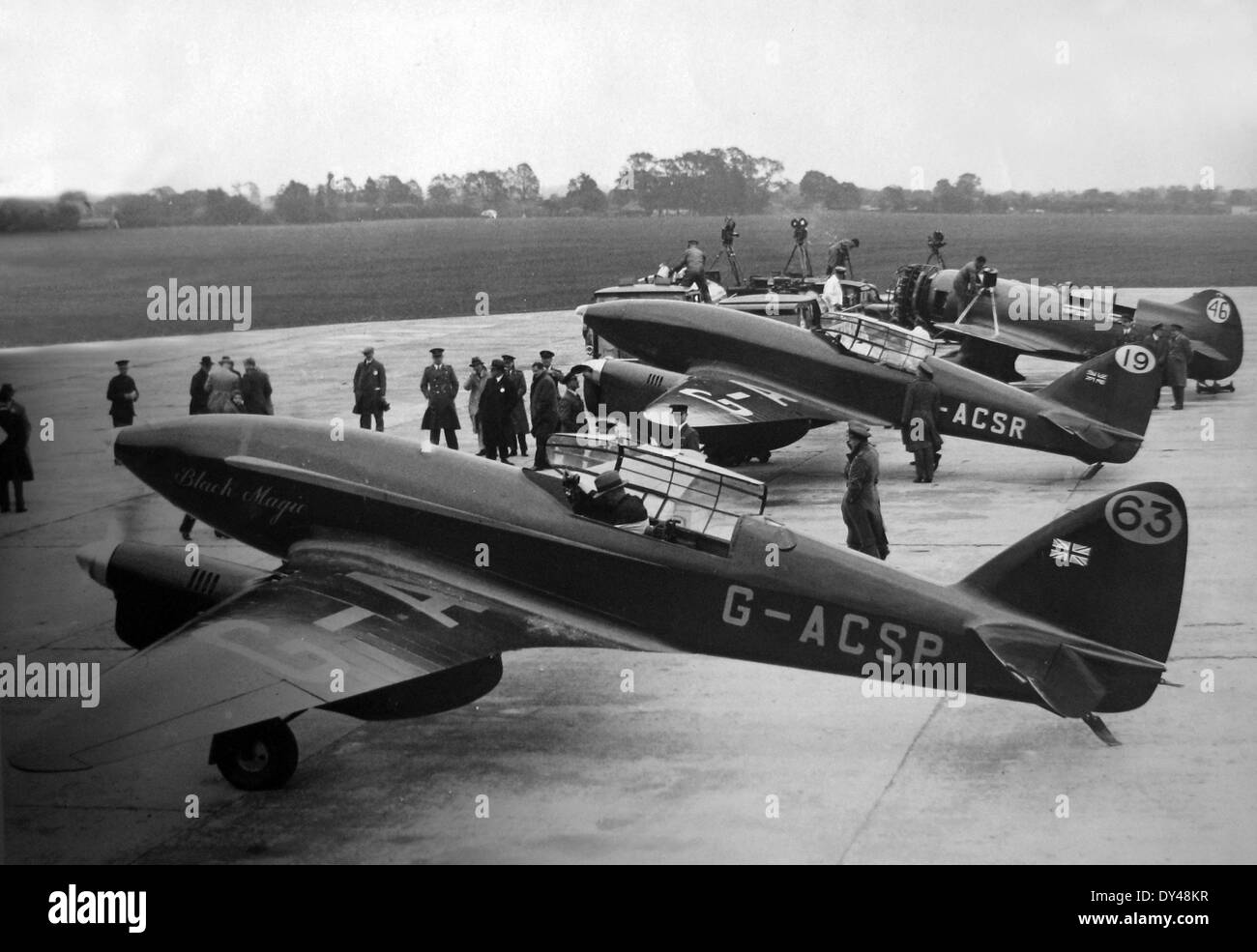 1934 england australia macrobertson air race hi-res stock photography ...
