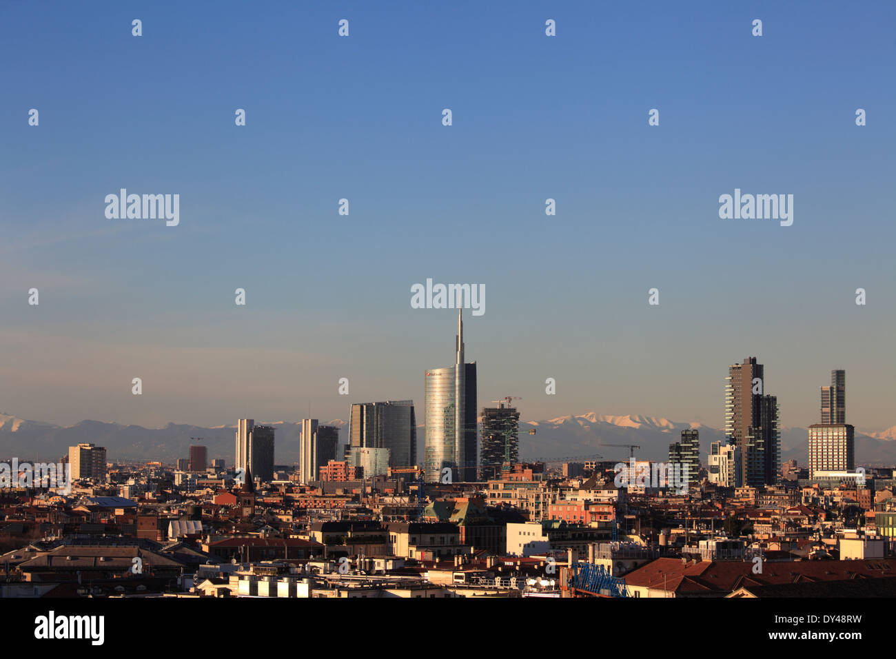 Cityscape of Milan, Italy Stock Photo - Alamy