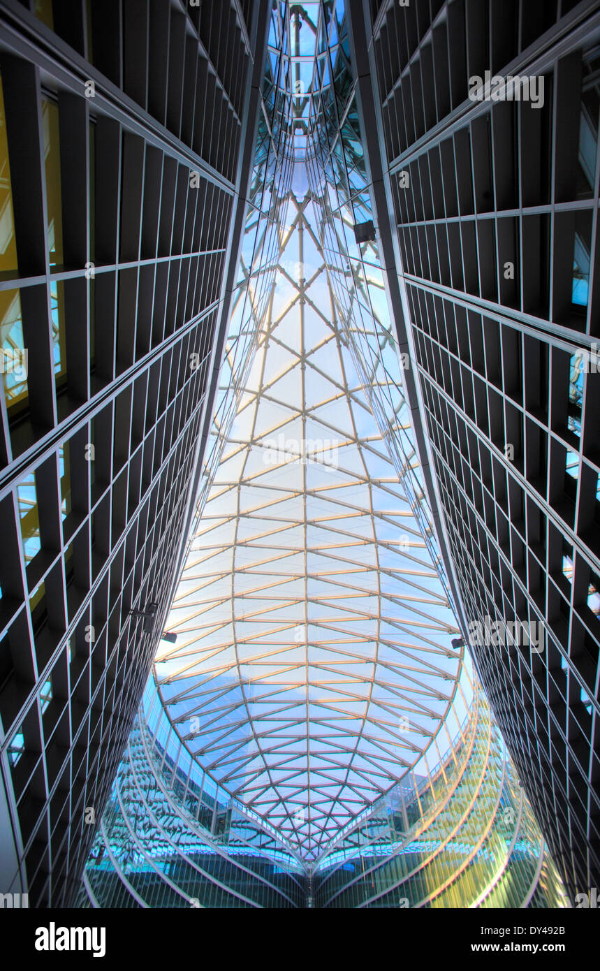The modern architecture of Lombardy Building in Milan, Italy Stock ...