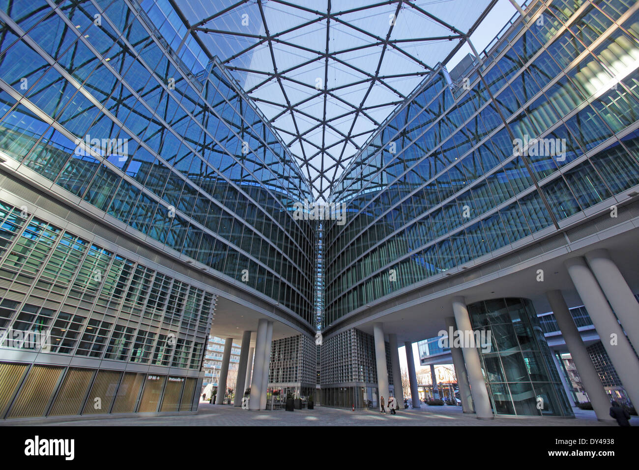 The modern architecture of Lombardy Building in Milan, Italy Stock ...