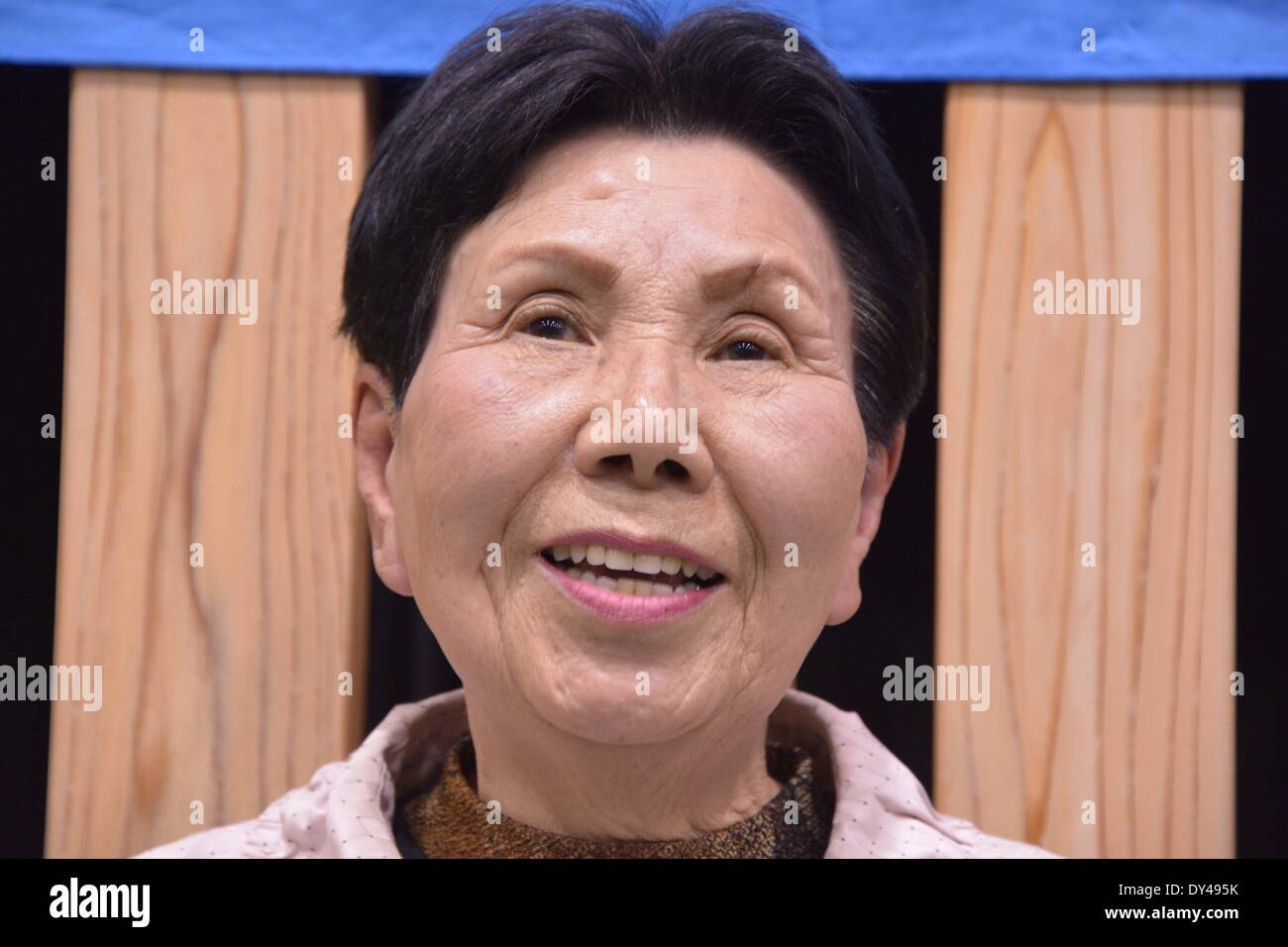 Tokyo, Japan. 6th Apr, 2014. Sister of Iwao, Hideko Hakamada is ... Tokyo, Japan. 6th Apr, 2014. Sister of Iwao, Hideko Hakamada is ...