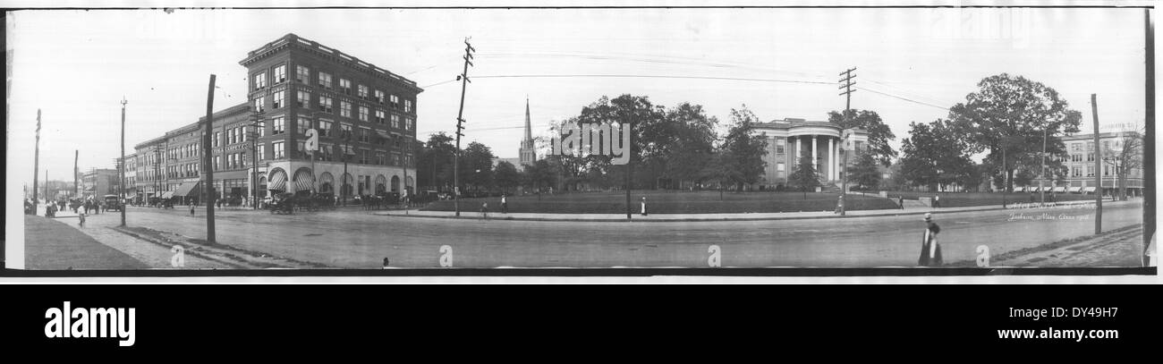 This panoramic image shows Capitol Street in downtown Jackson ...