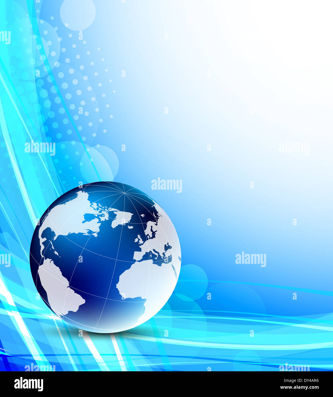 Background with globe Stock Photo - Alamy