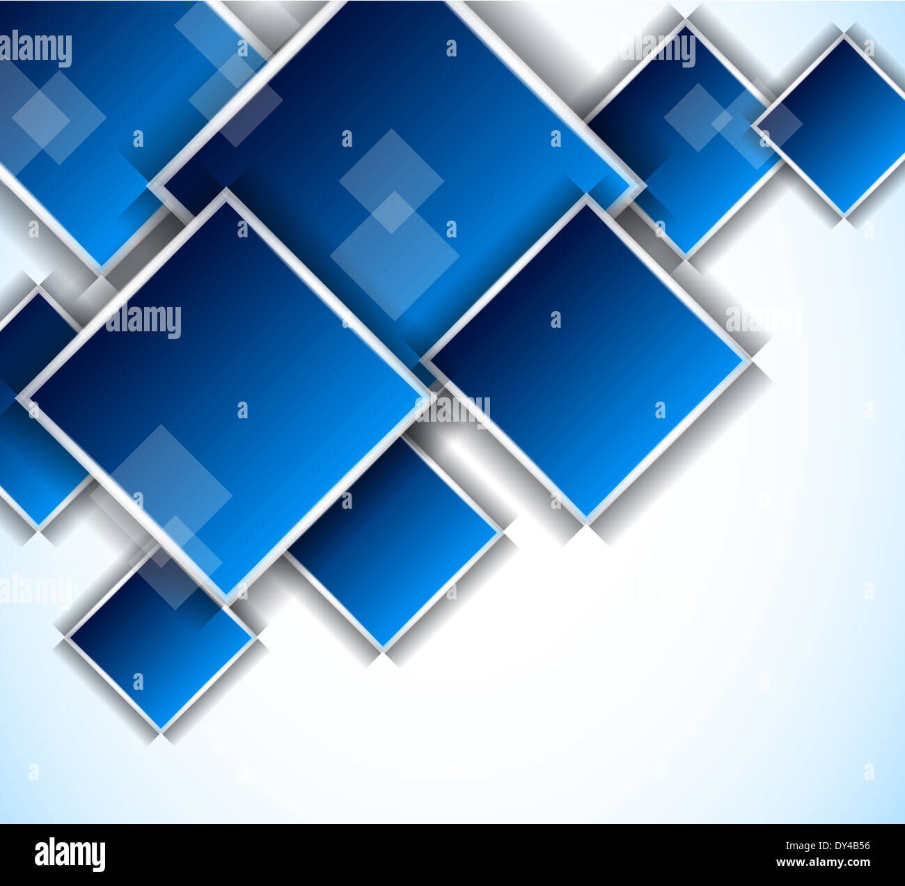 Background with blue squares Stock Photo - Alamy