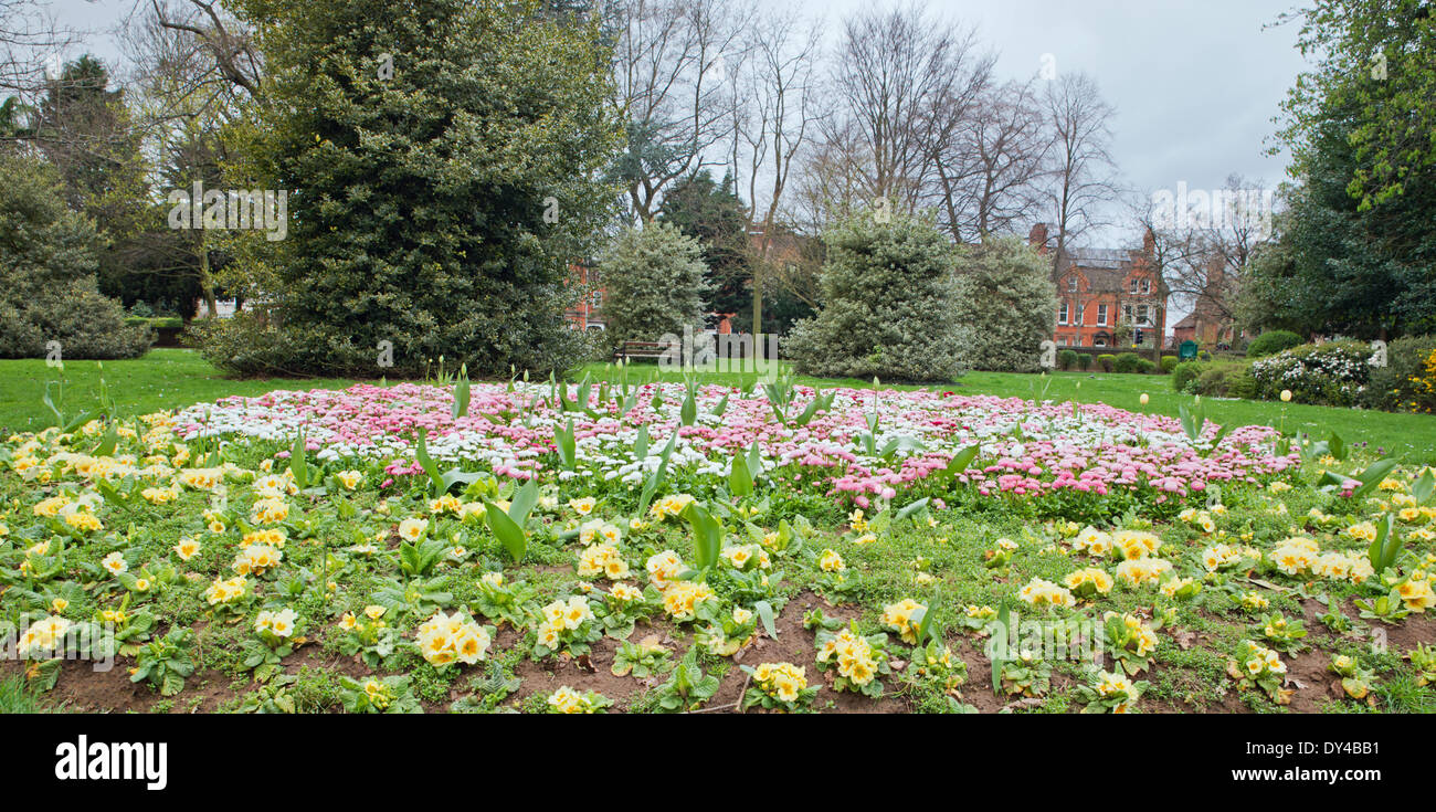 Panoramic flower gardens hi-res stock photography and images - Alamy