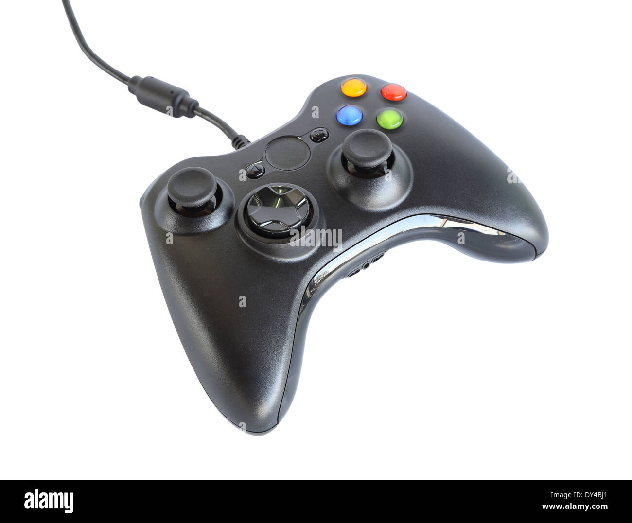 video game controller isolated on white background Stock Photo - Alamy