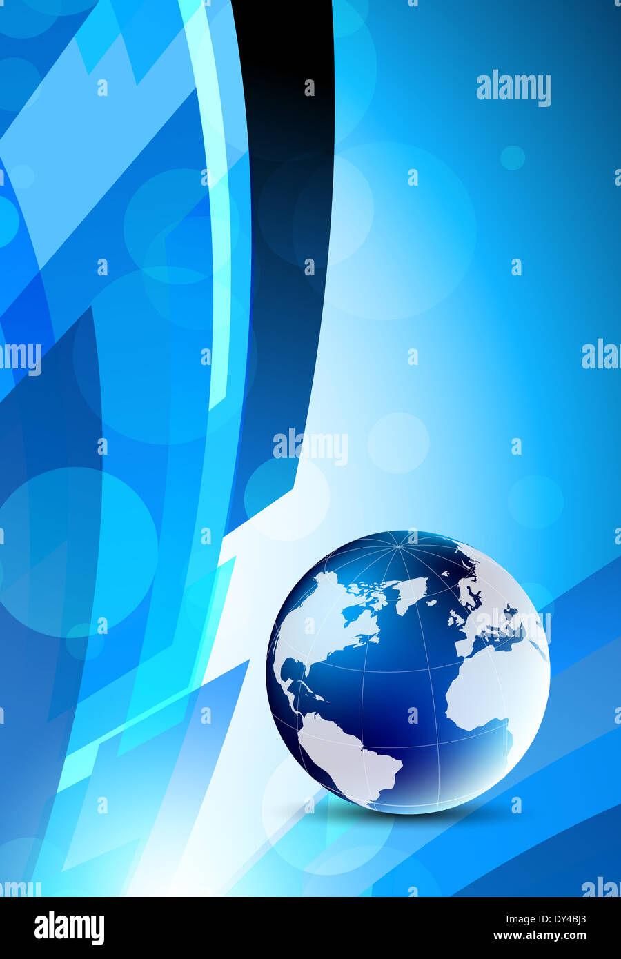 Background with globe Stock Photo - Alamy