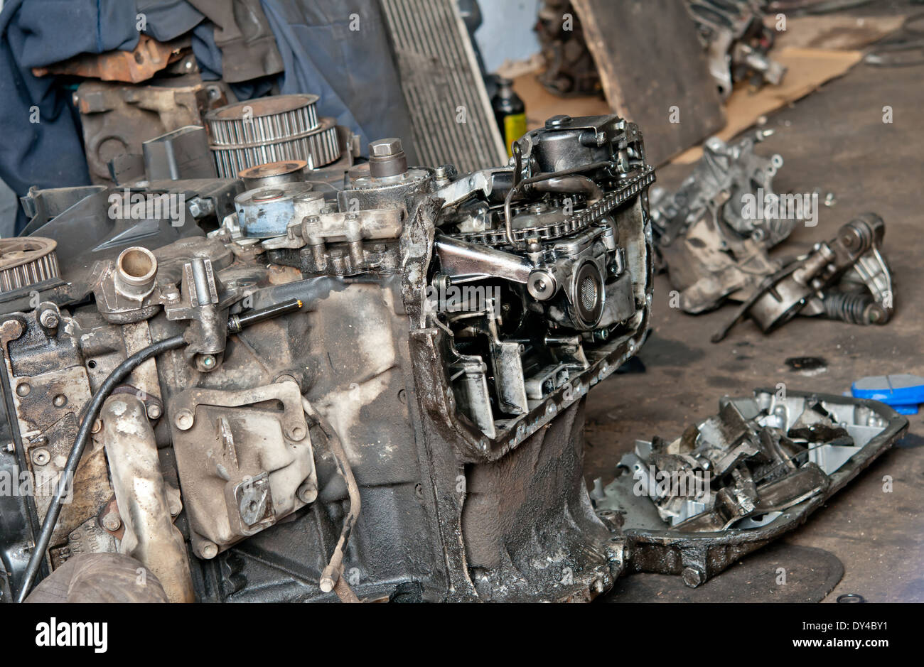 automobile gear assembly. Close up Stock Photo - Alamy