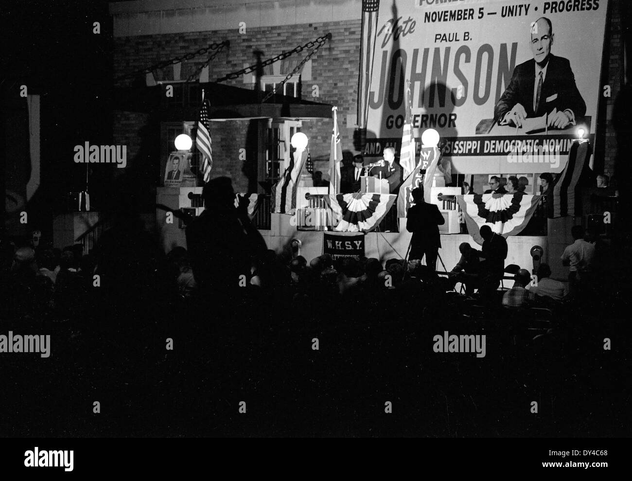 Repair work on the Old Capitol building in Jackson, Mississippi, around ...