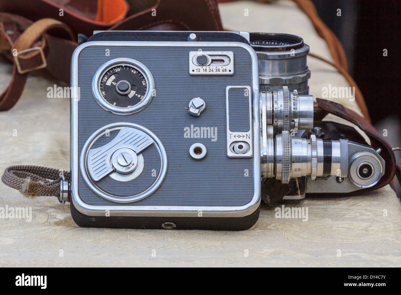 Old film cameras with the film reel hi-res stock photography and images ...