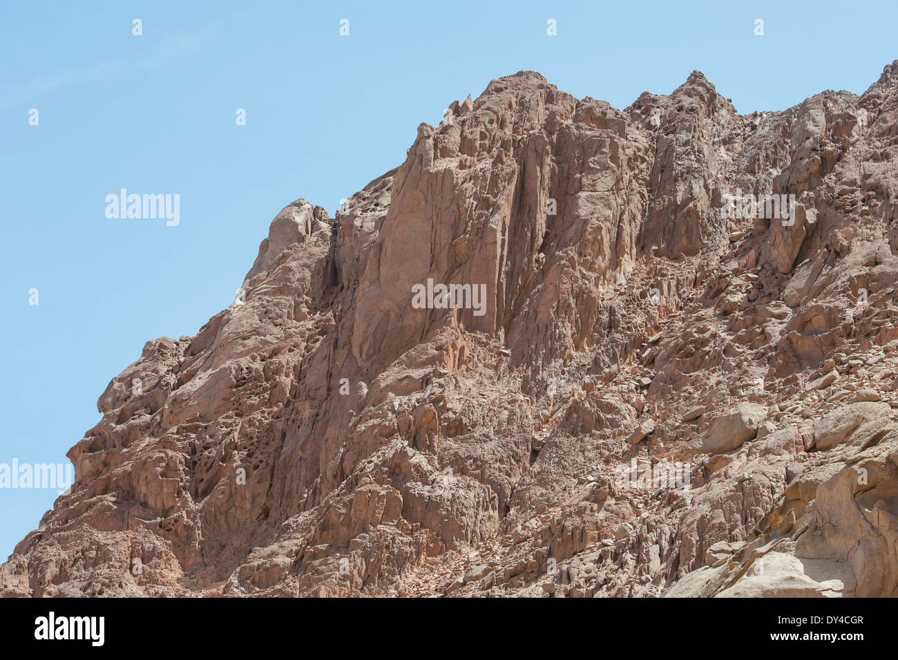 Rocky mountain slope landscape in an arid desert environment Stock ...