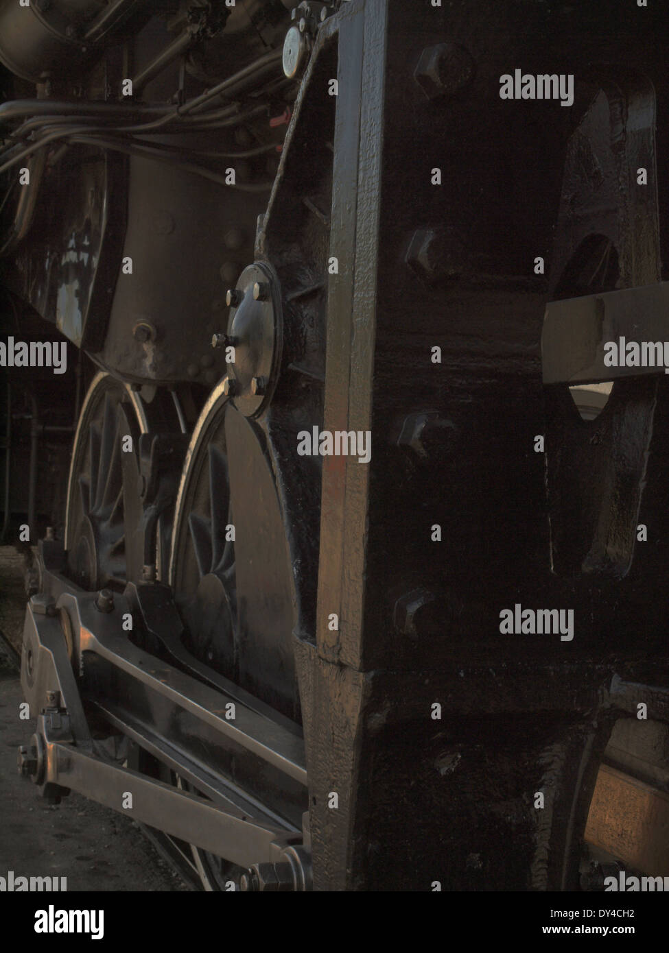 Steam engine wheels hi-res stock photography and images - Alamy