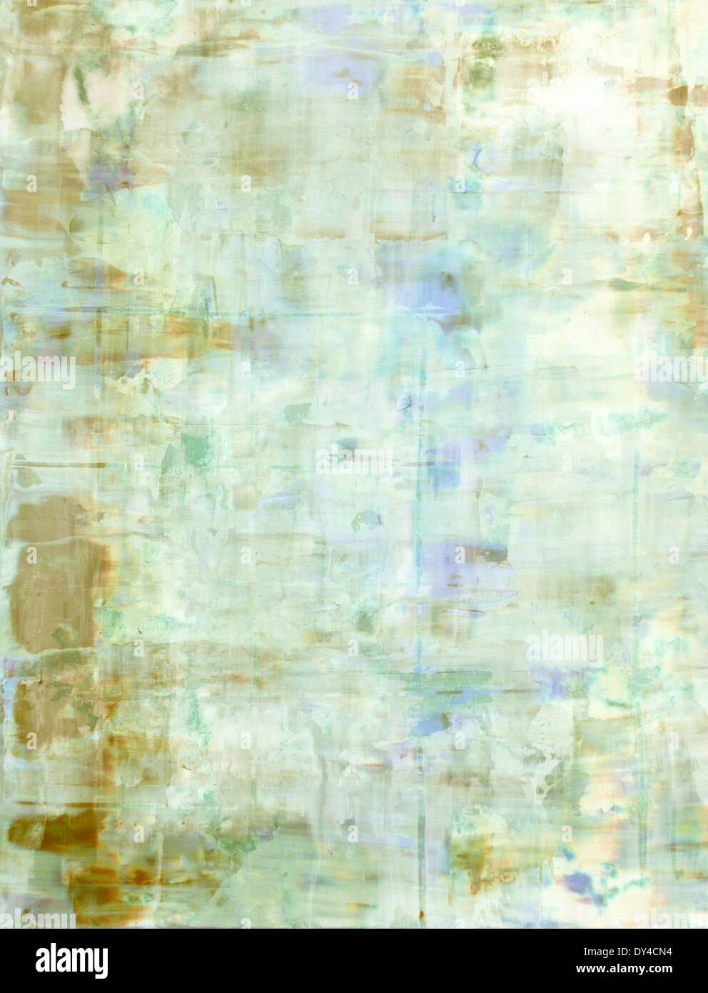 Beige and Green Abstract Art Painting Stock Photo - Alamy